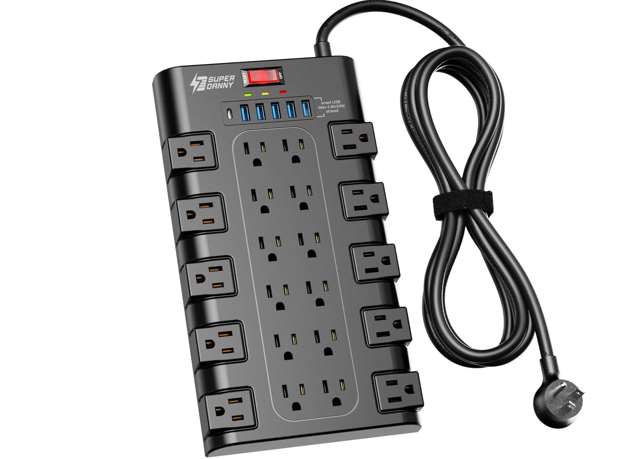 Don't Miss Amazon's Spring Sale on SuperDanny's 22 Outlet Surge Protector