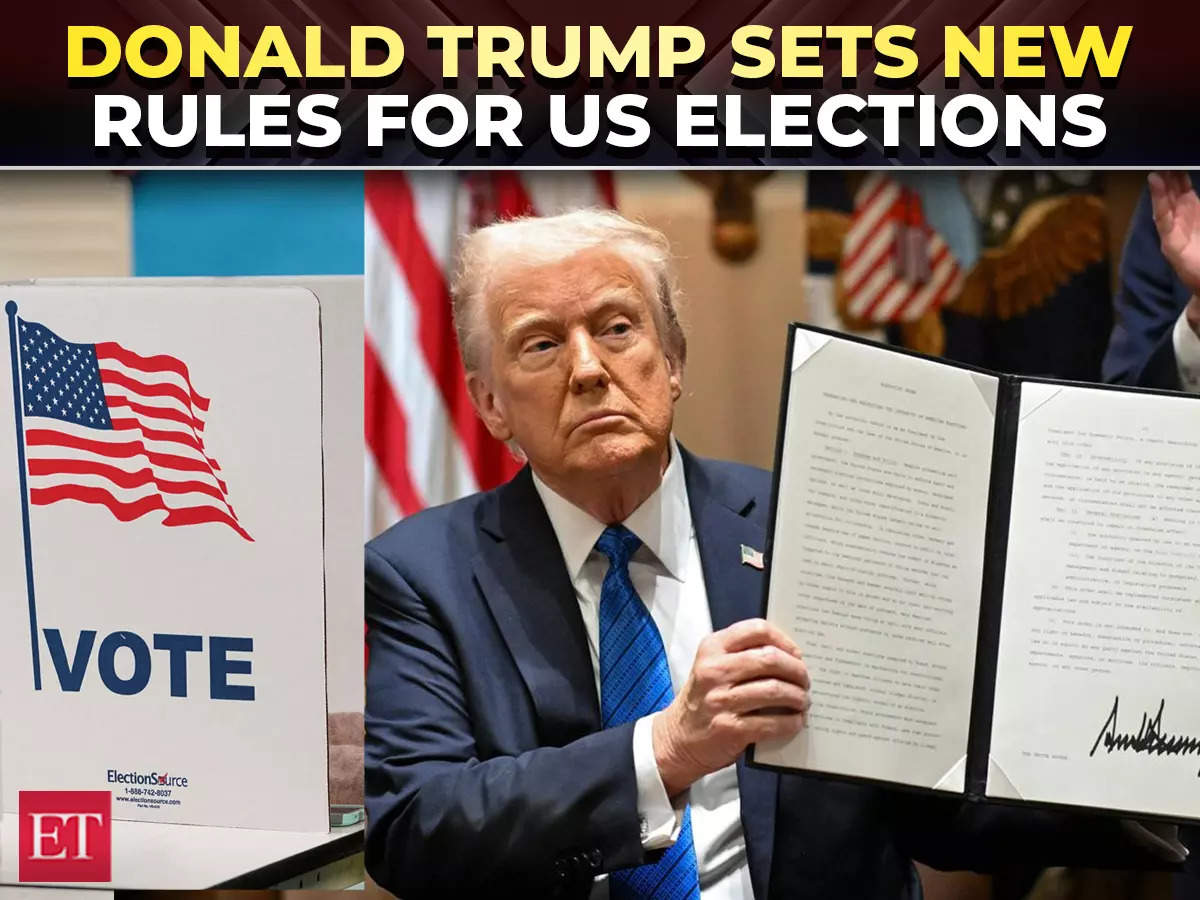 ‘Will end election fraud’: Trump signs order requiring proof of ...