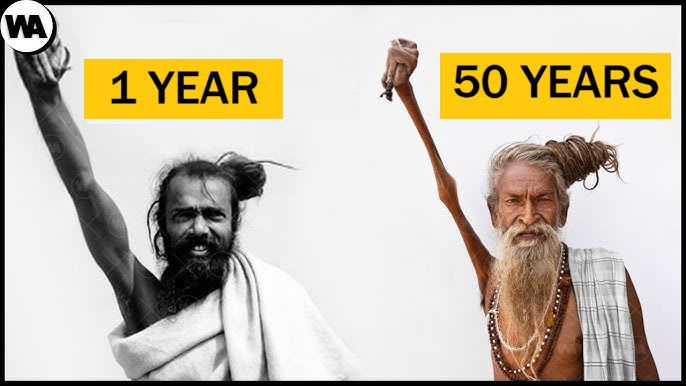 This man kept his arm raised for over 50 years, here's why