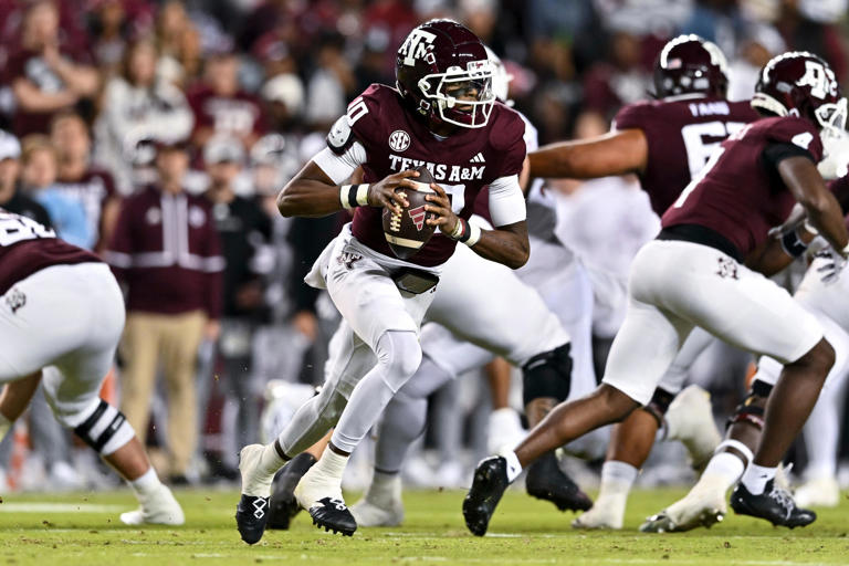 'He has always been a pro' Texas A&M OL discusses QB Marcel Reed's ...
