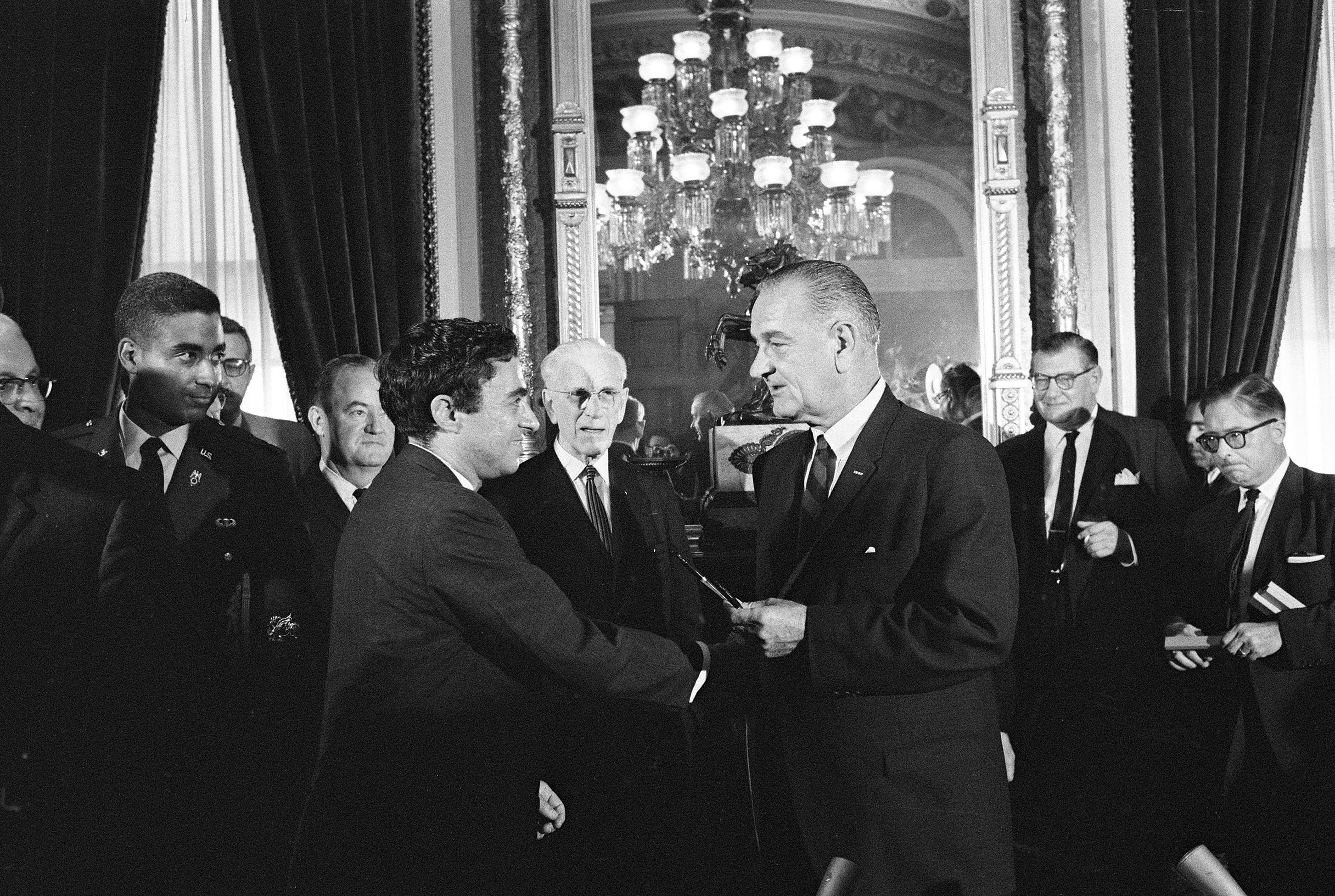 How the pool at the LBJ ranch helped shape Great Society legislation