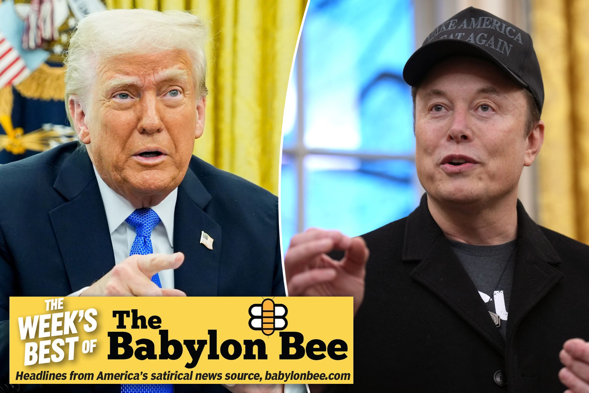 Best of the Babylon Bee: Security concerns as Trump holds strategy ...