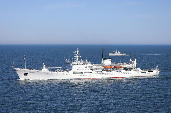 Royal Navy shadow spy ship which can snoop on the UK from 20 miles at sea