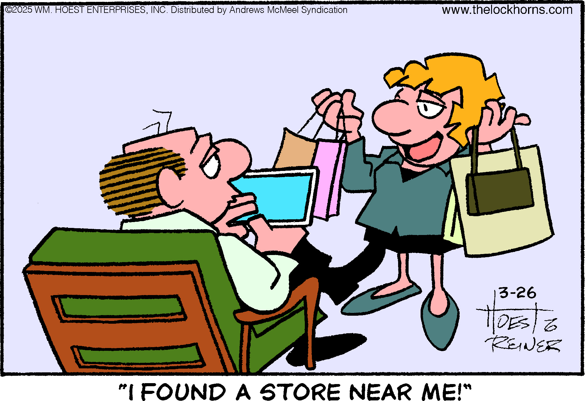 The Lockhorns by Bunny Hoest and John Reiner