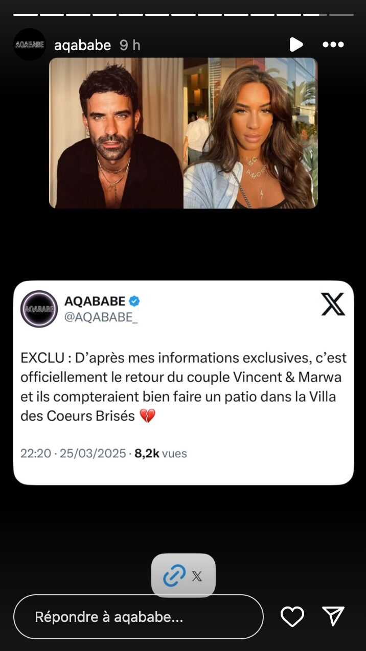 Vincent Queijo et Marwa Merazka de nouveau en couple ? Les tourtereaux auraient remis le couvert