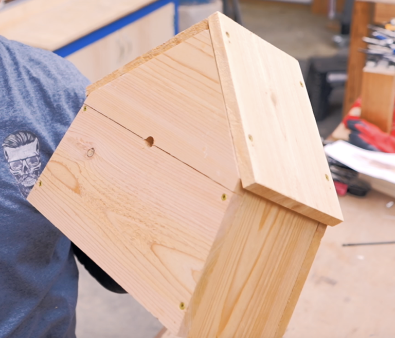 DIY Wooden Windmill Planter