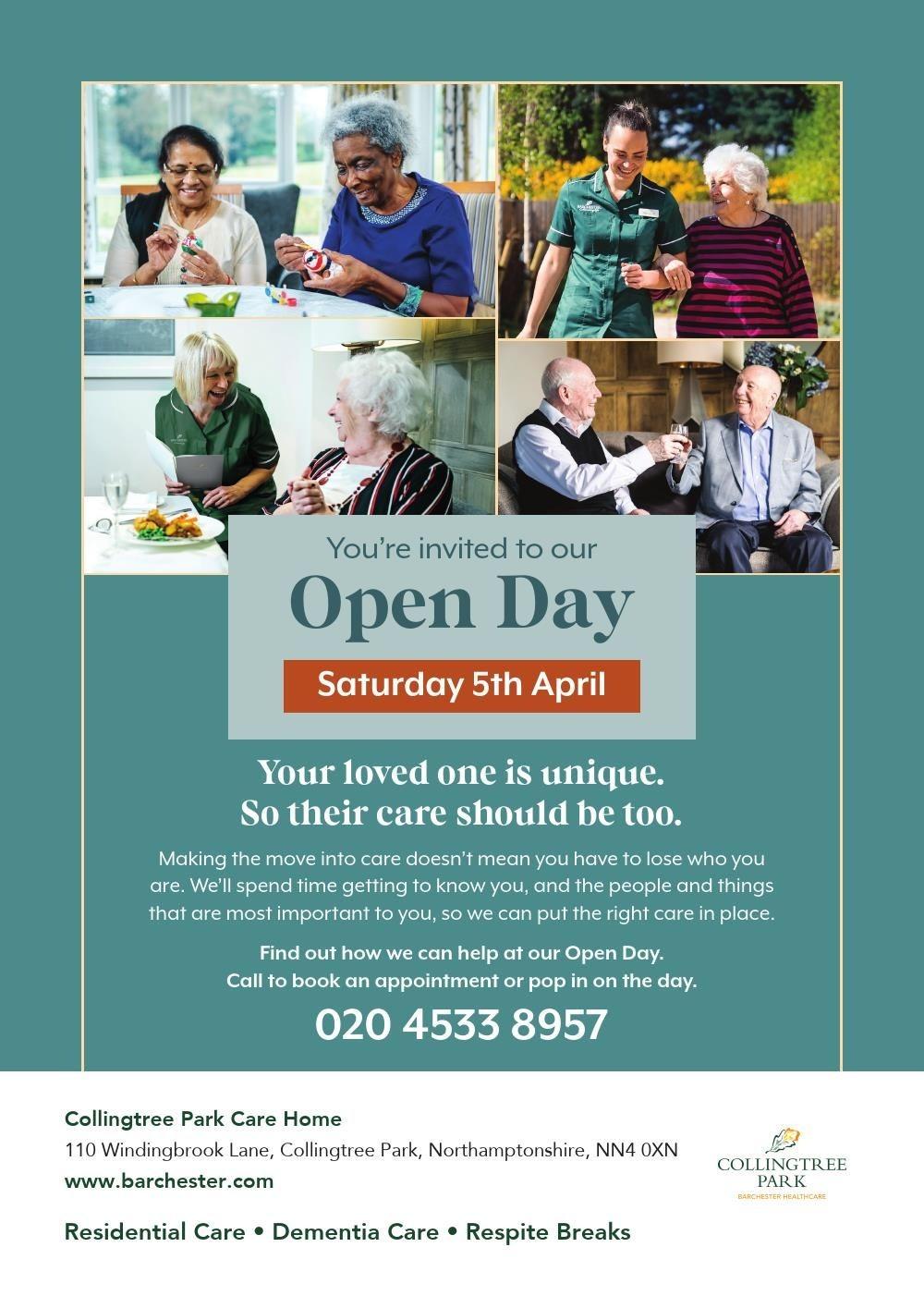 Collingtree care home to open its doors to the community