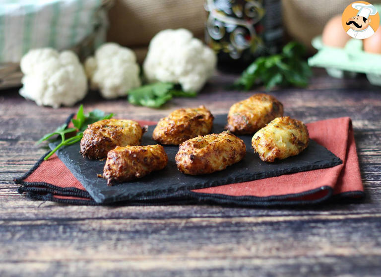 Cauliflower croquettes in airfryer: the economical and vegetarian recipe