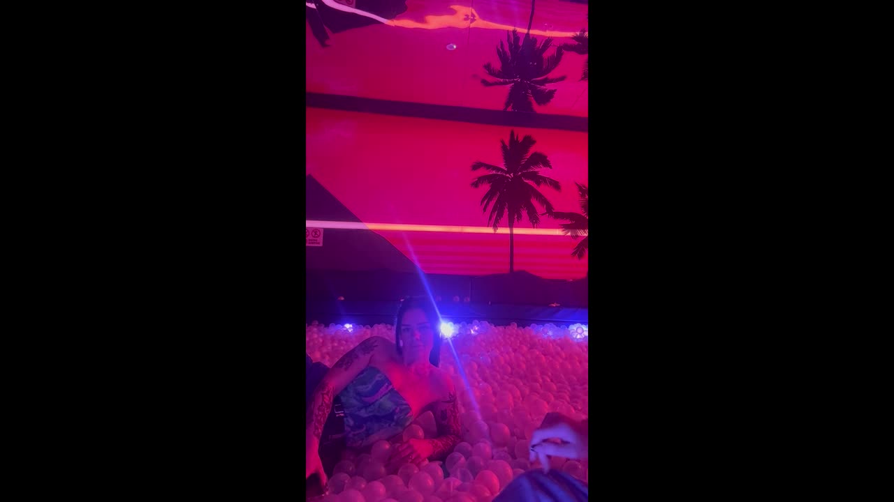 Man takes epic dive into ball pit and instantly regrets it