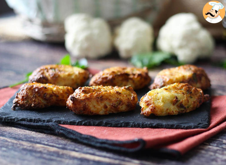 Cauliflower croquettes in airfryer: the economical and vegetarian recipe