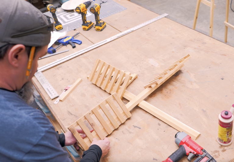 DIY Wooden Windmill Planter
