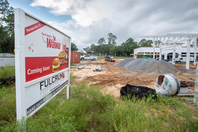 Wawa, Taco Bell could get three neighbors inside Blue Angel Station plaza