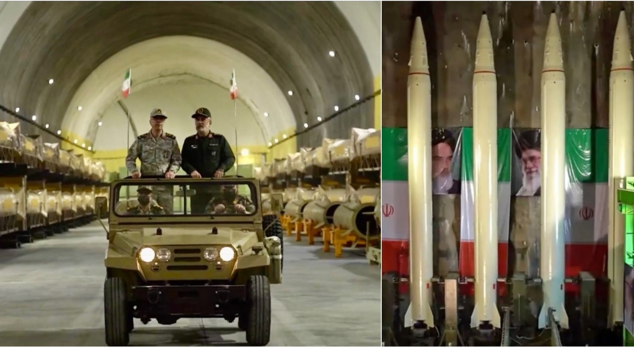 Iran, ecco la città missilistica sotterranea: razzi Paveh, lanciatori ...