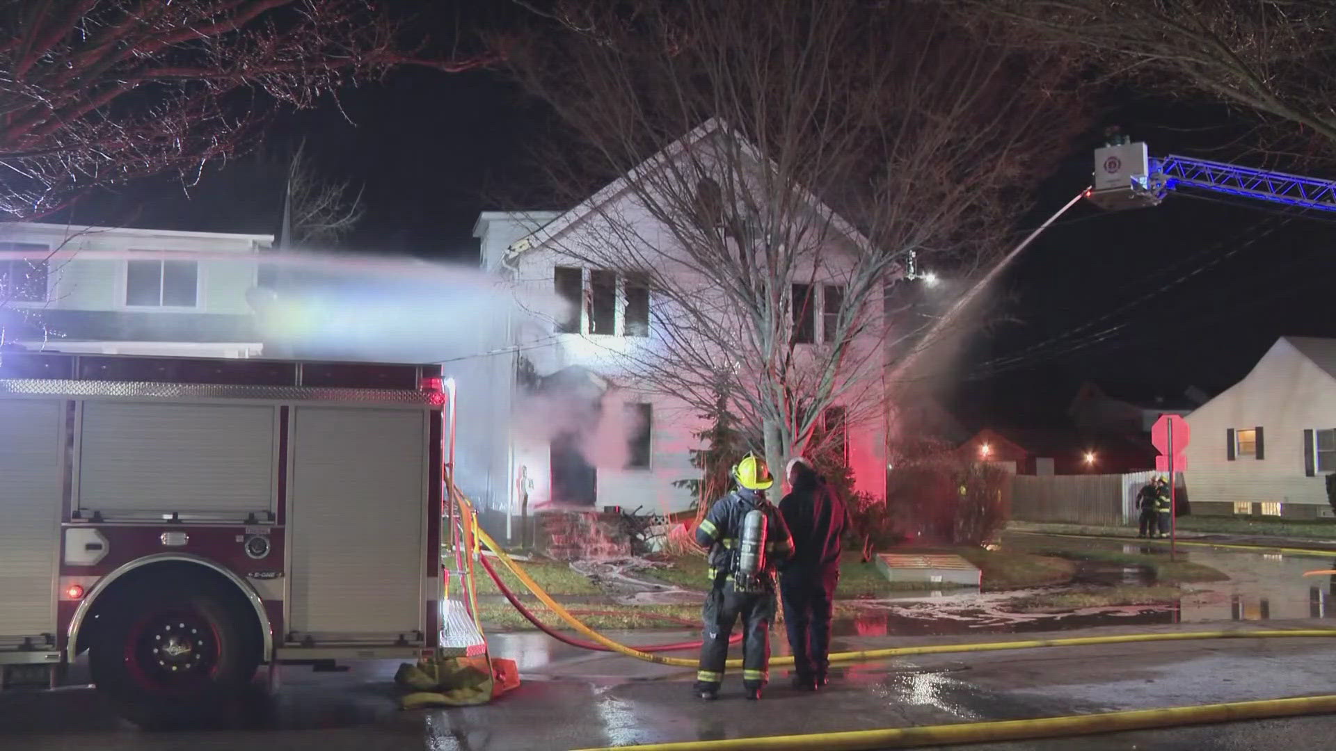 SWAT, Cleveland firefighters respond to overnight incident