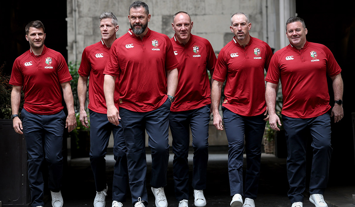 Ireland coaches officially join Andy Farrell on Lions coaching team