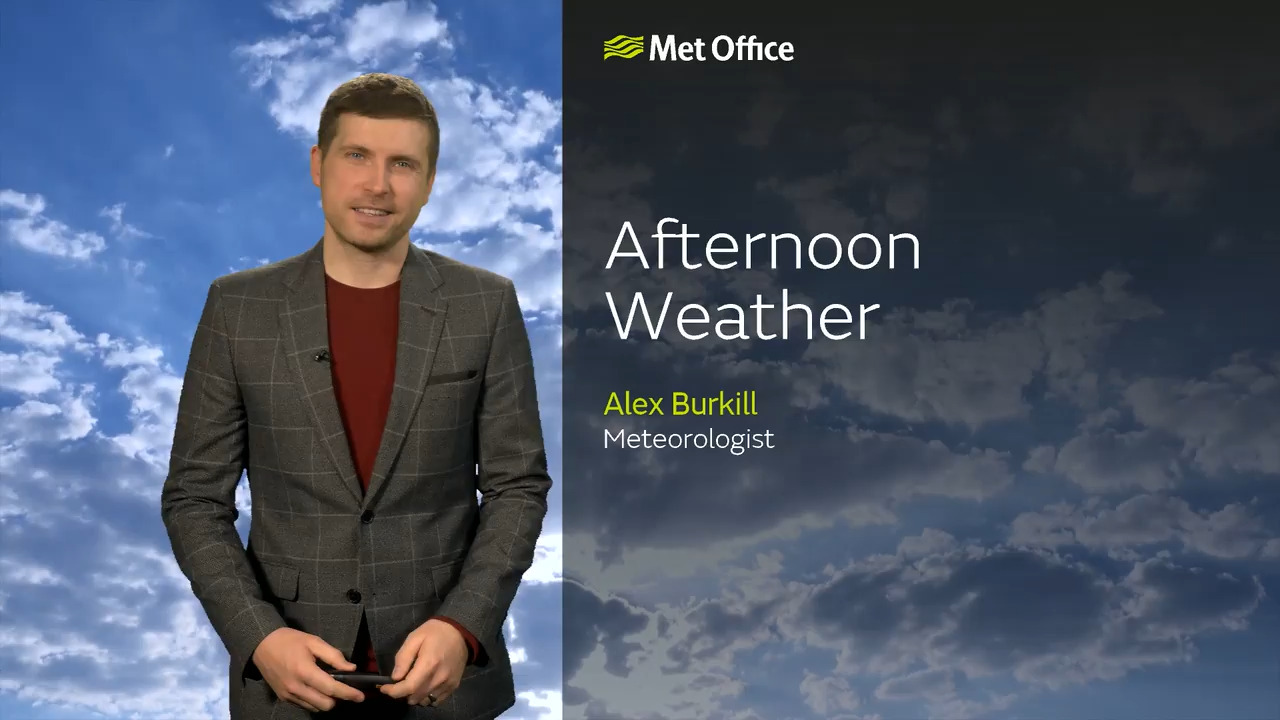 Met Office Wednesday afternoon weather forecast 26/03/2025