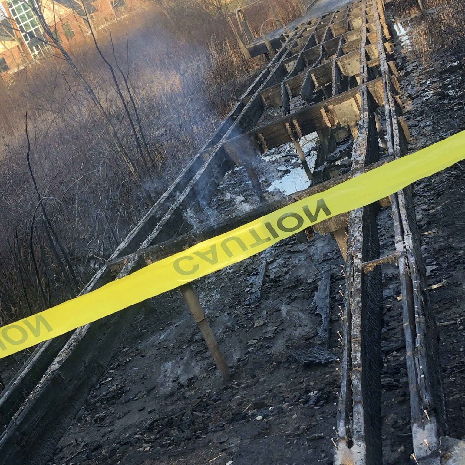Canton man charged with arson after fire damages boardwalk bridge at ...
