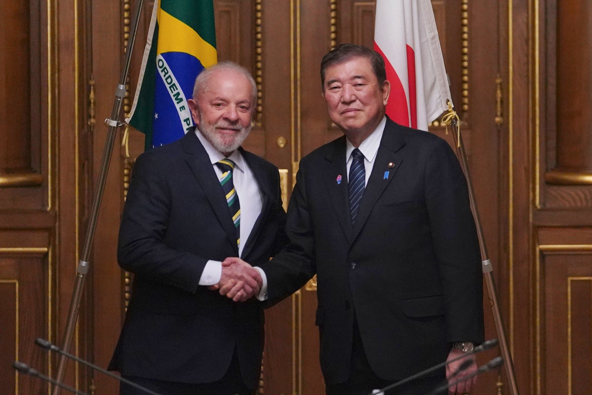 Leaders of Brazil and Japan stress importance of democracy and free trade