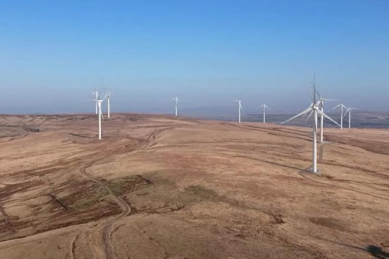 New images show how England's largest onshore windfarm could look