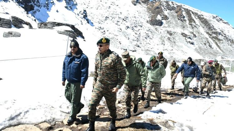 Sikkim: Senior military officials review operational readiness at Doka La