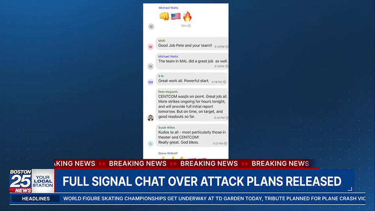The Atlantic releases entire text chain showing Hegseth’s detailed ...