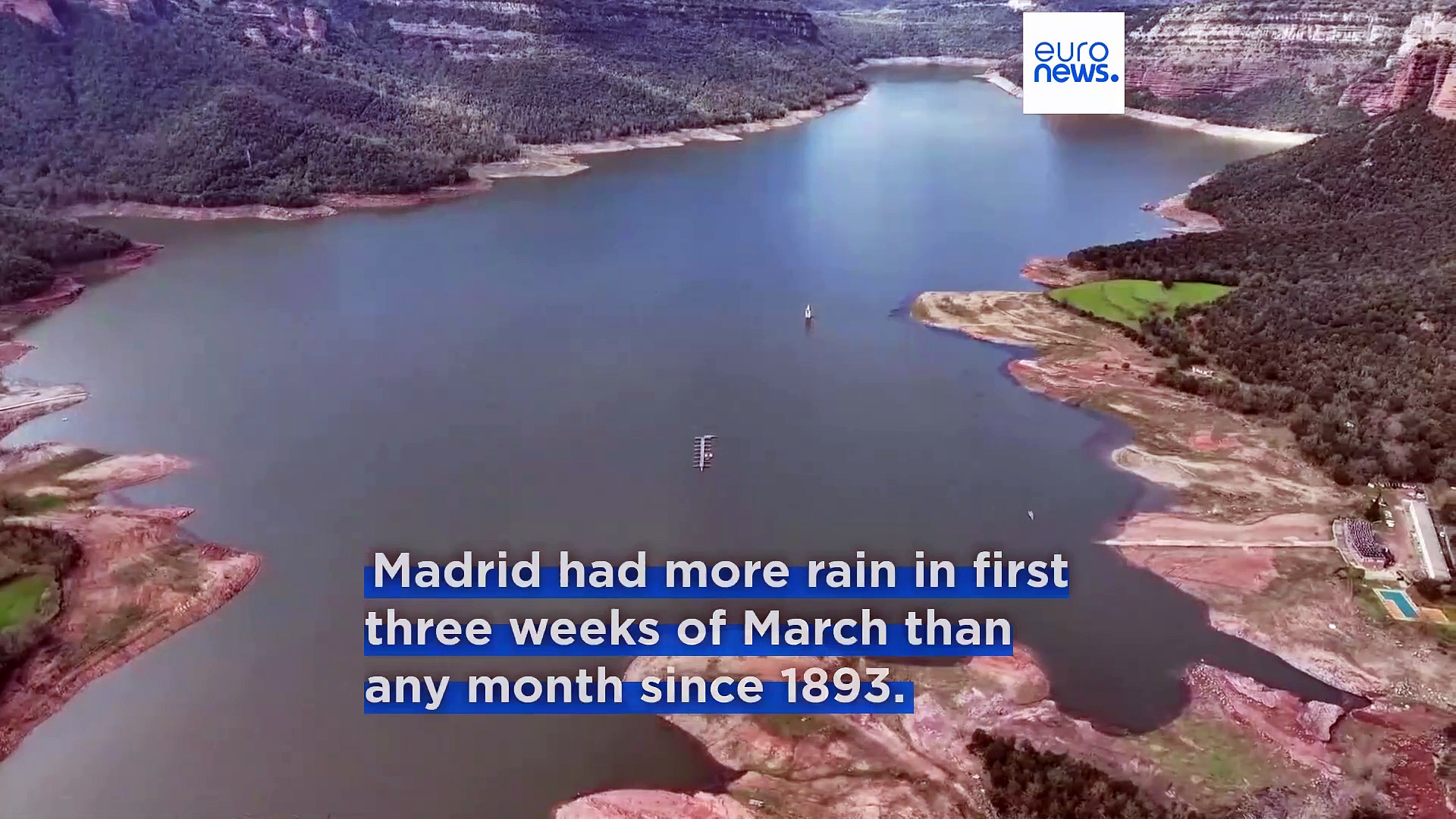 Heavy rainfall fills empty reservoirs in Spain, bringing drought relief ...