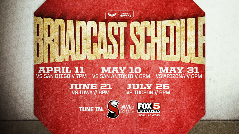 SSSEN to air multiple Vegas Knight Hawk games during 2025 season