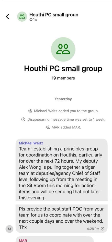 The Atlantic releases entire text chain showing Hegseth’s detailed ...