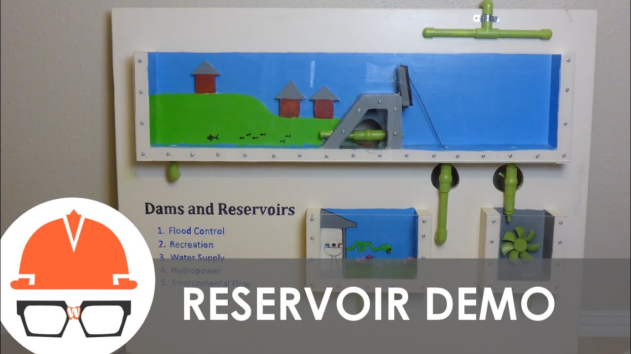 Dam and Reservoir Civil Engineer Career Day Display