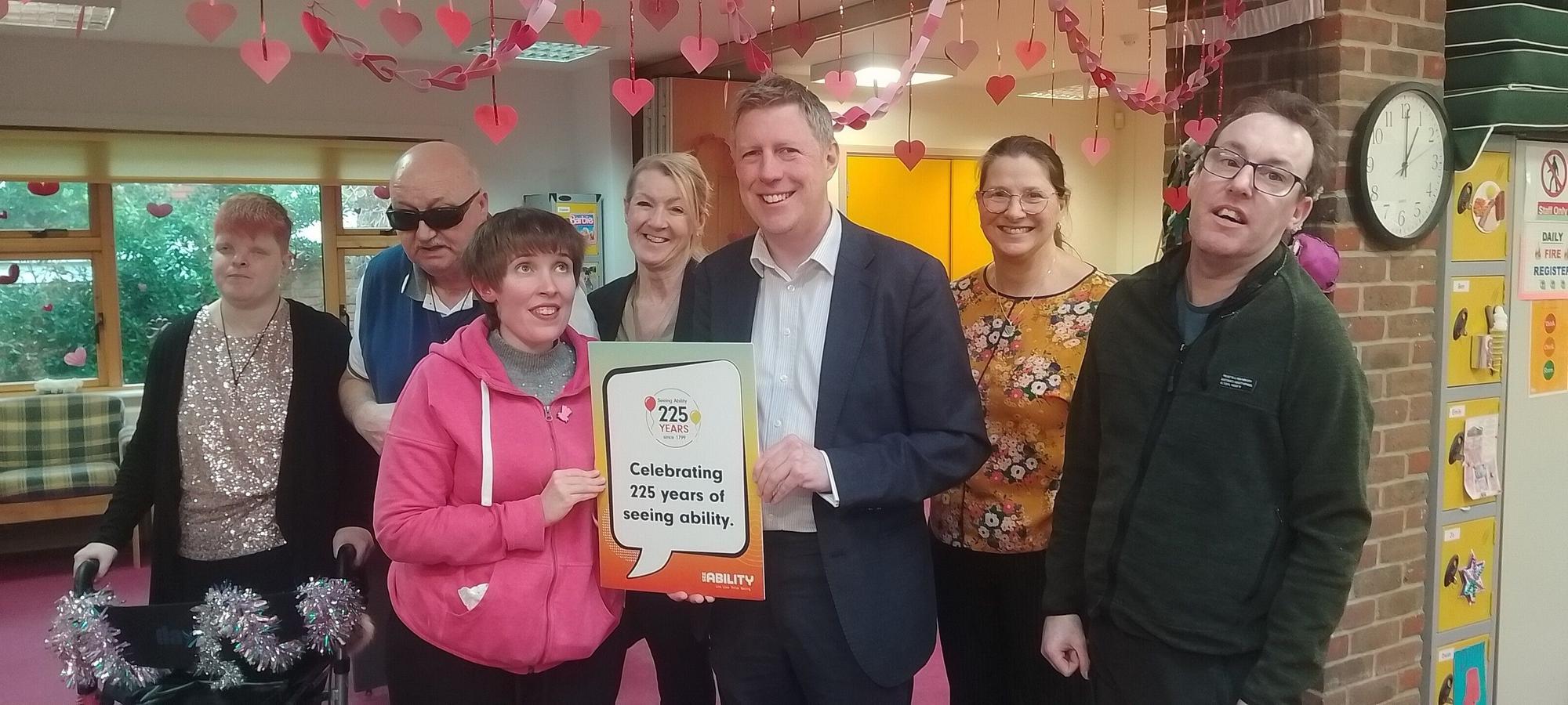 Seaford charity does 'fantastic work' says MP James MacCleary