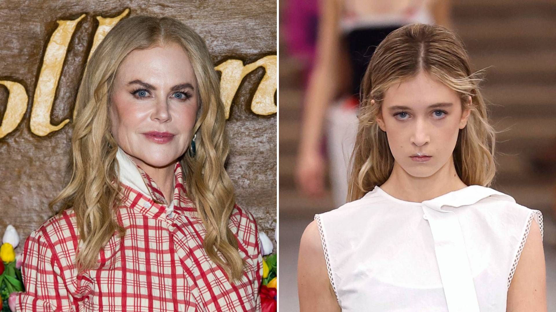 Nicole Kidman's model daughter Sunday 'so proud' to support famous mom ...