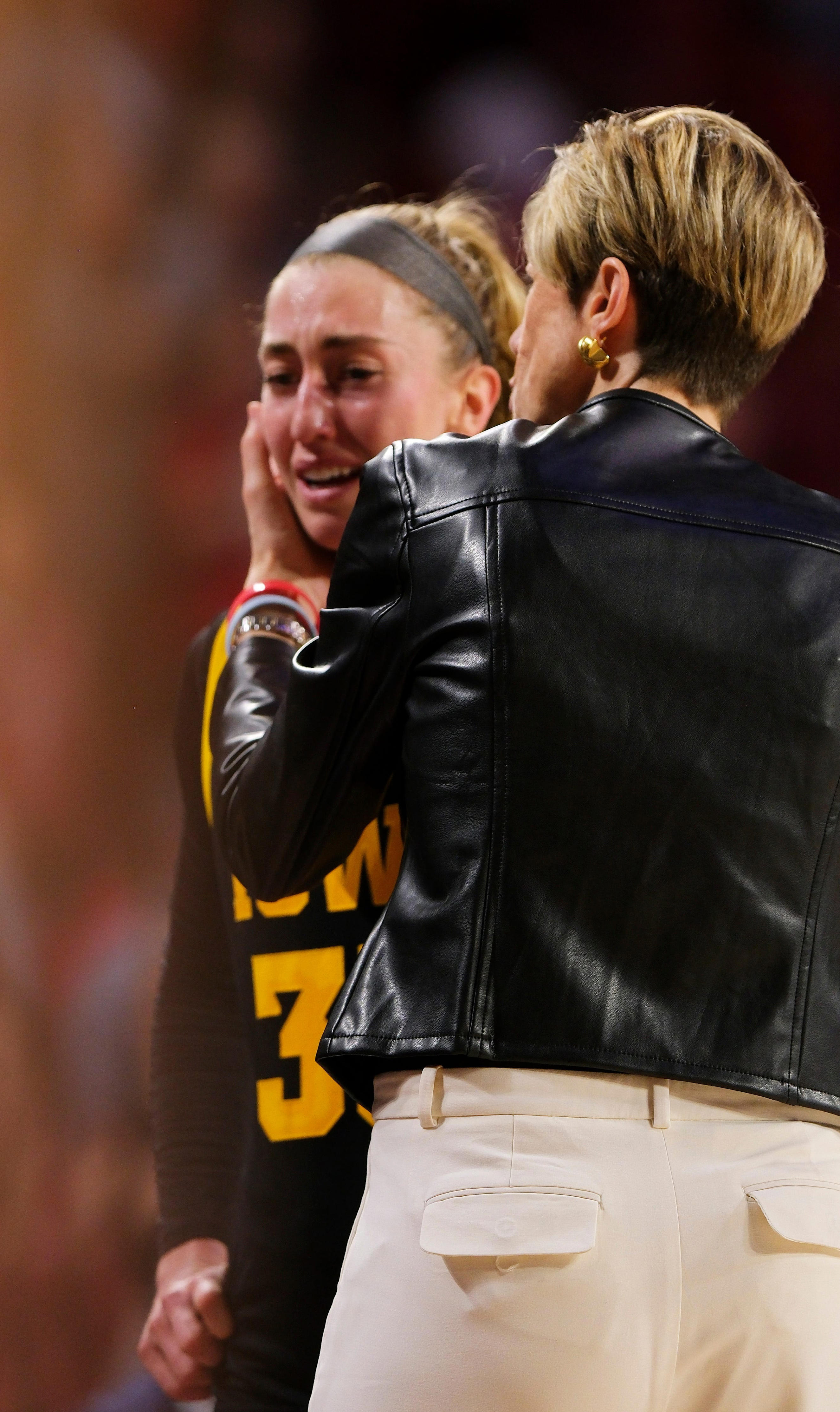 Iowa women's basketball guard Lucy Olsen shares emotional thank you