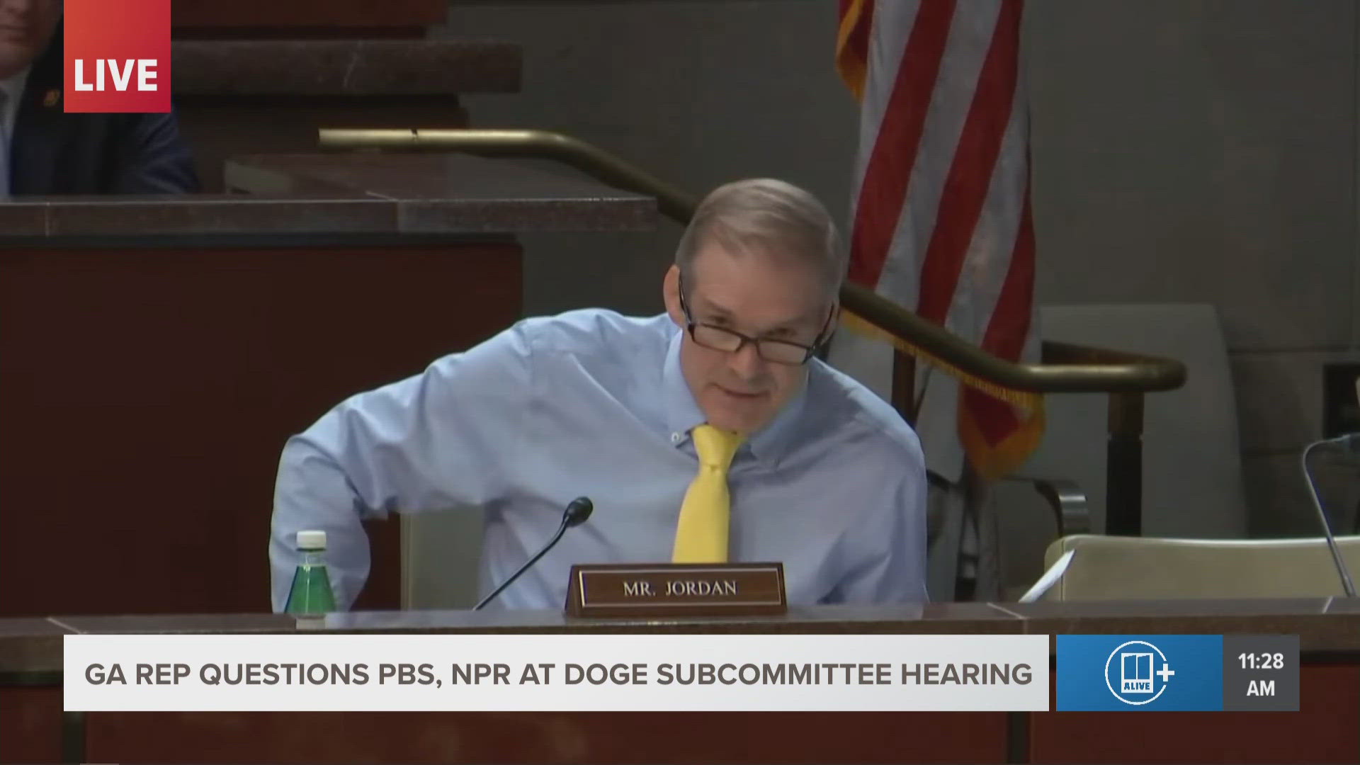 Ohio Rep. Jim Jordan questions PBS and NPR CEOs at DOGE hearing
