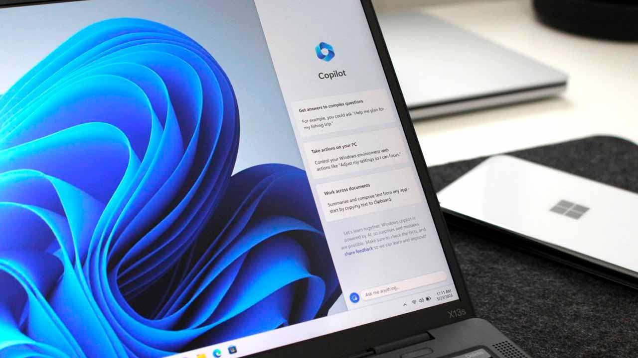 Microsoft Paint en Windows 11 incorpora un botón de Copilot con IA