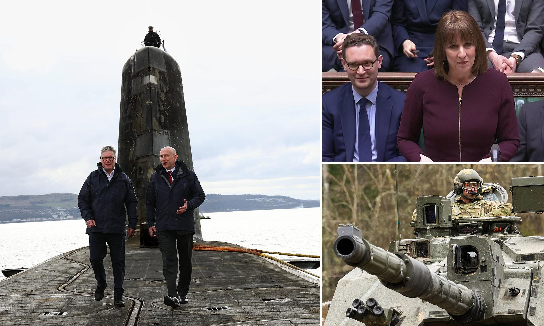 Reeves boosts defence spending by £2.2bn