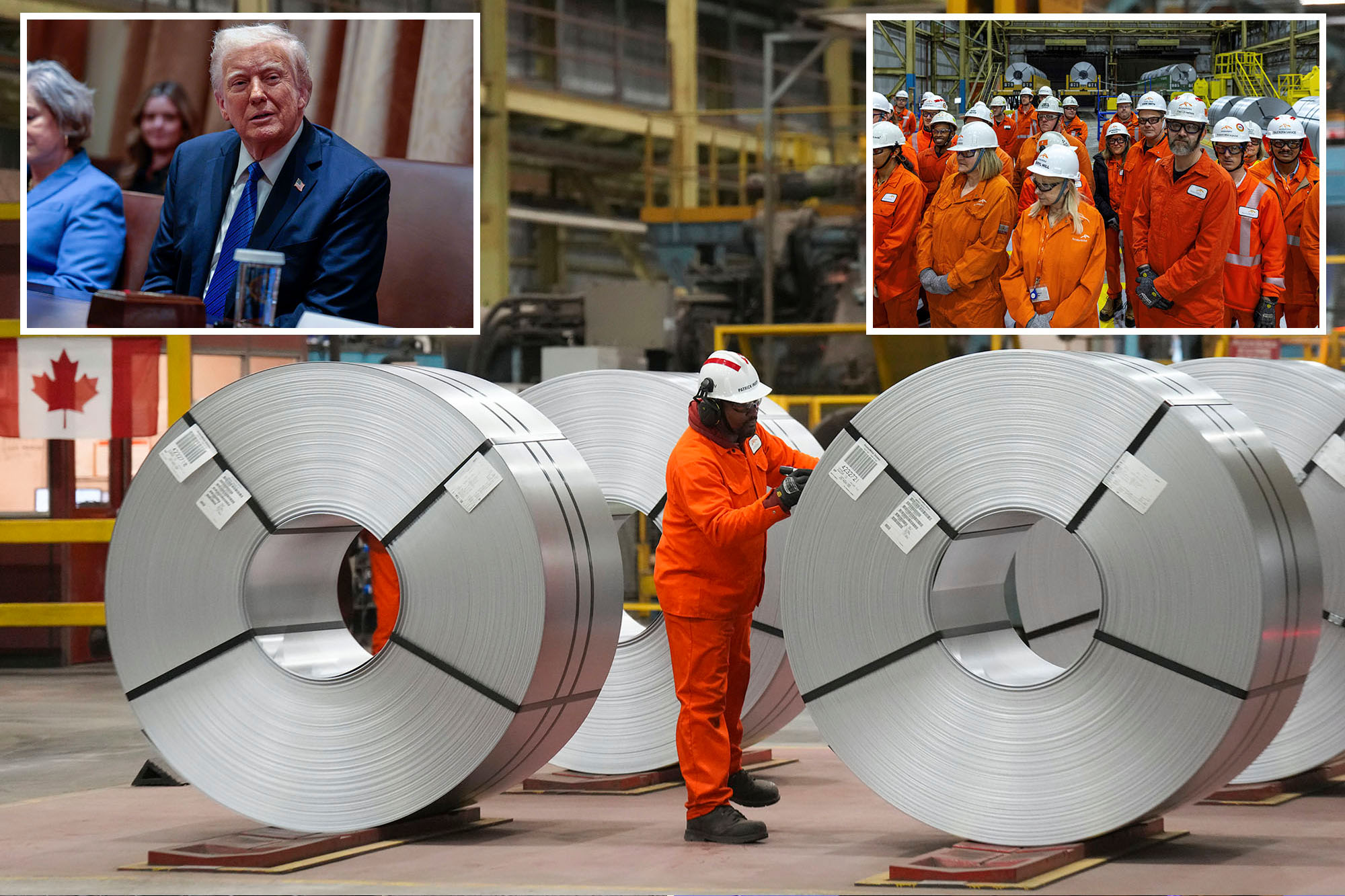 Hundreds of Canadian steel workers hit with layoffs as Trump’s tariffs ...