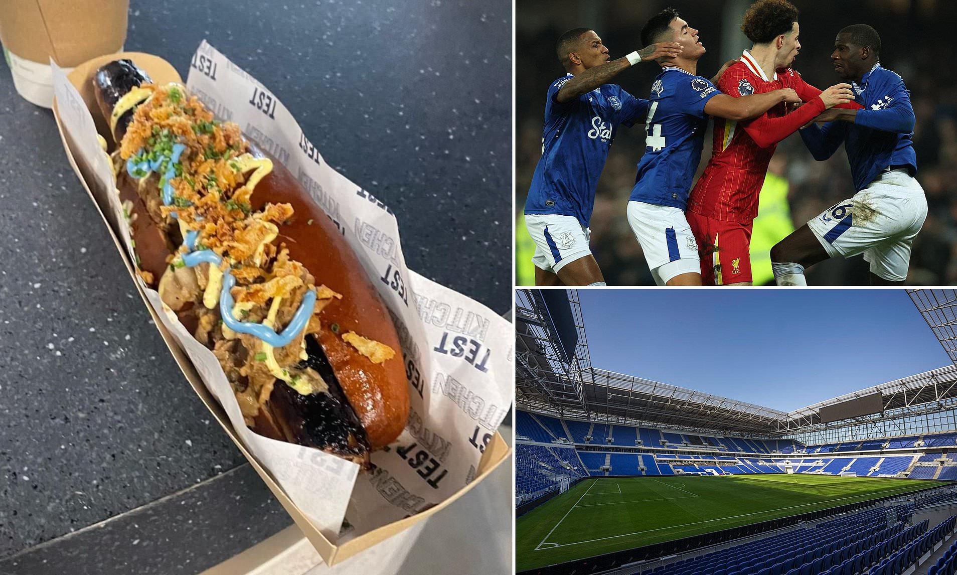 Fans are convinced Everton DITCHED red ketchup at new £800m stadium and ...