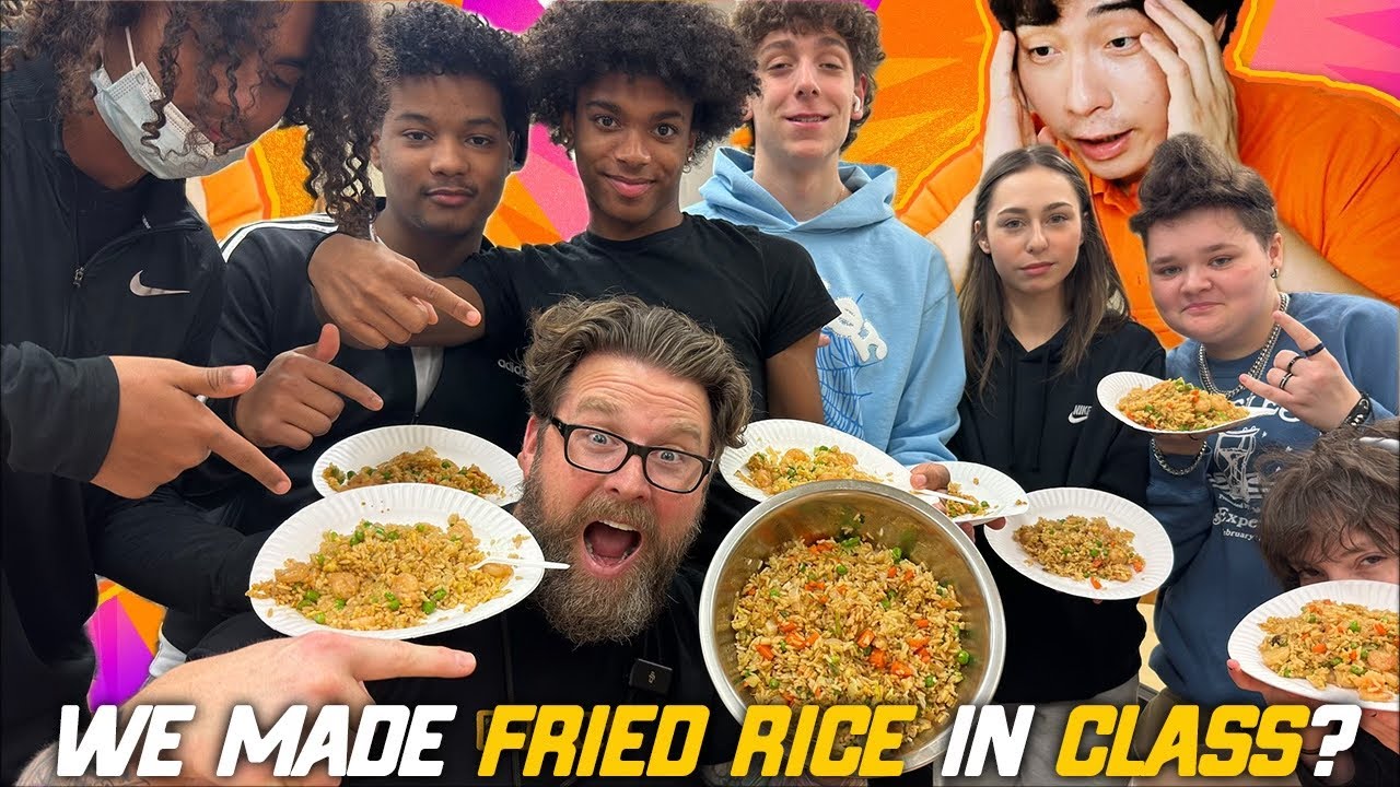 Making The Best Fried Rice In Class!!!