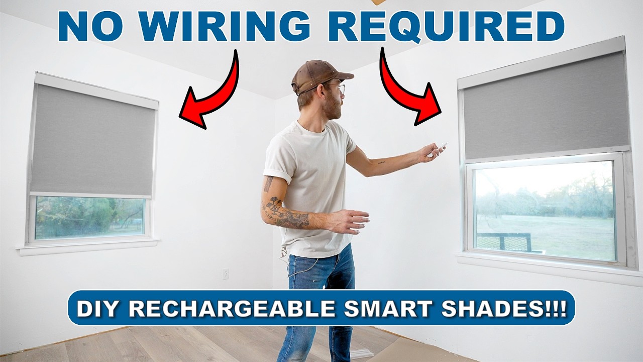 How to Install Rechargeable Smart Roller Shades | Easy DIY