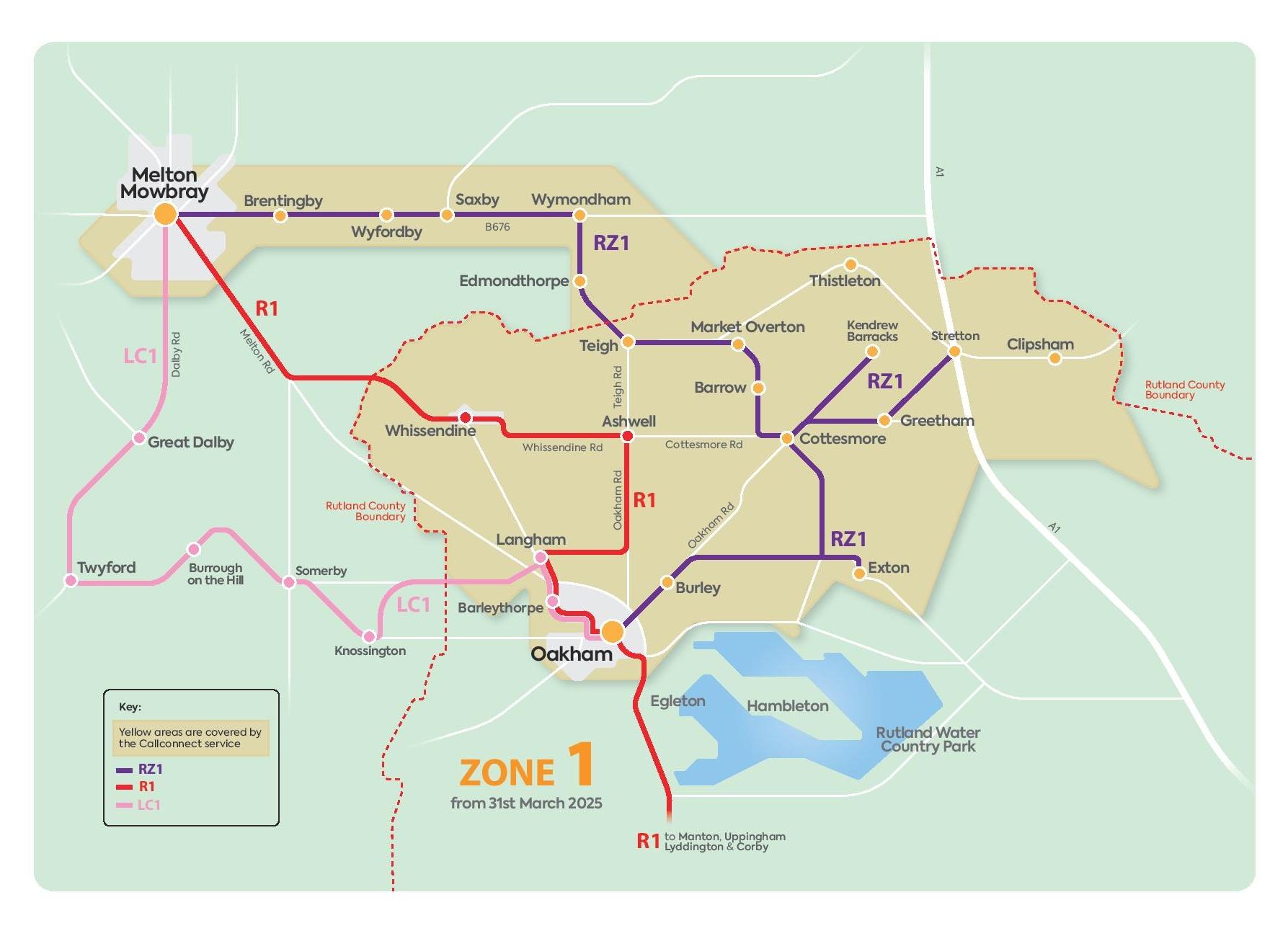 New flexible bus service starts for Rutland and Melton