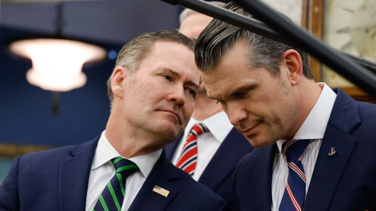 Calls for Hegseth, Waltz ousters grow in Congress over leaked Signal chat
