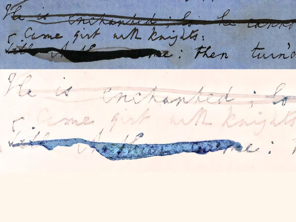 Advanced Imaging Reveals Crossed-Out Words in the Poems of Alfred Tennyson