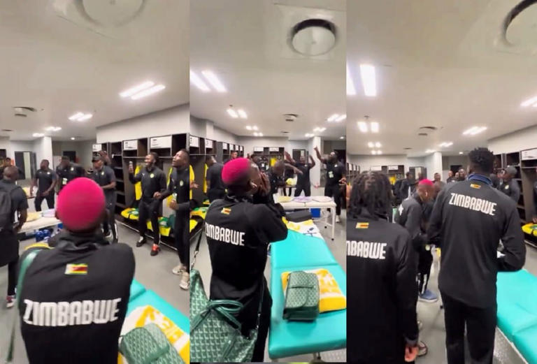 Ululating: Khama Billiat celebrates Nigeria draw in style