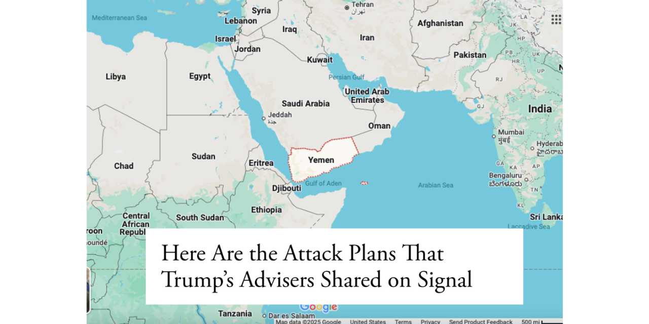 New Texts, Including Specific Attack Plans, Released From Leaked Chat Involving Trump Advisers