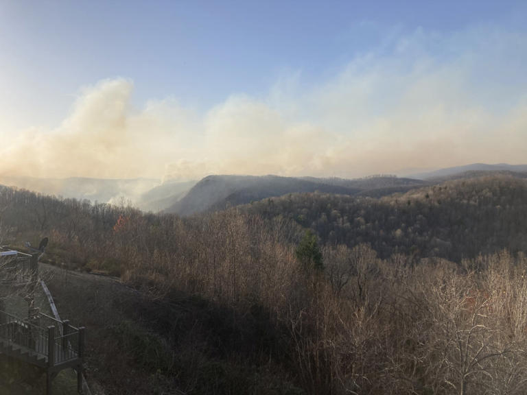 Henderson County evacuations underway as Black Cove wildfire spreads