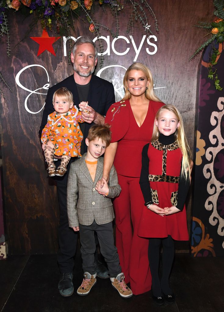 Jessica Simpson reunites with ex Eric Johnson in family photos from son ...