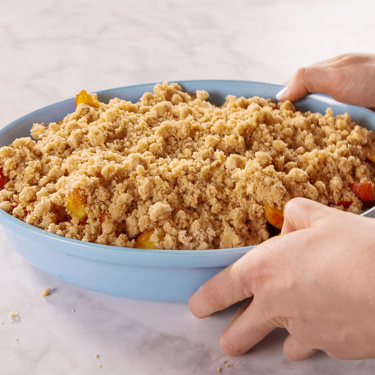 Peach Crumble Will Make You Forget All About Cobblers