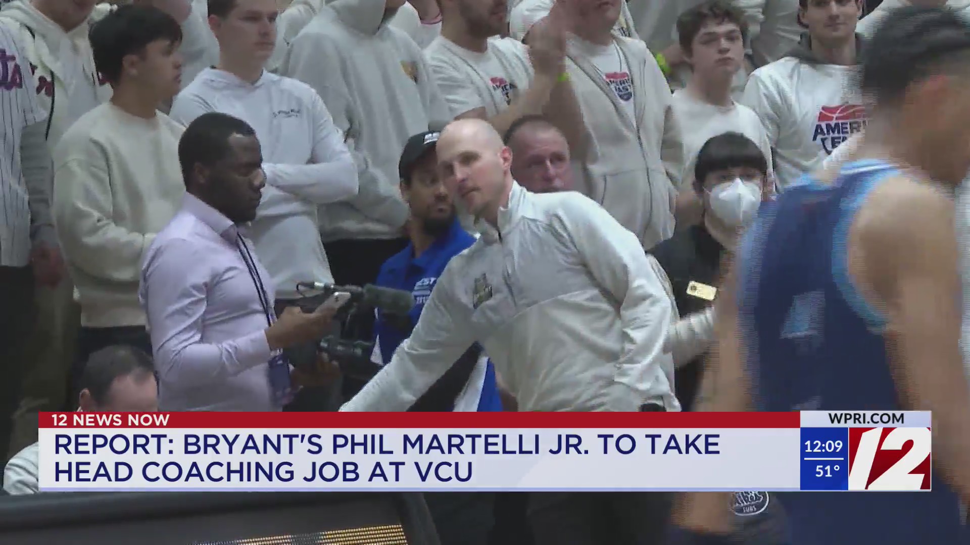 Report: Bryant's Phil Martelli Jr. to take head coaching job at VCU