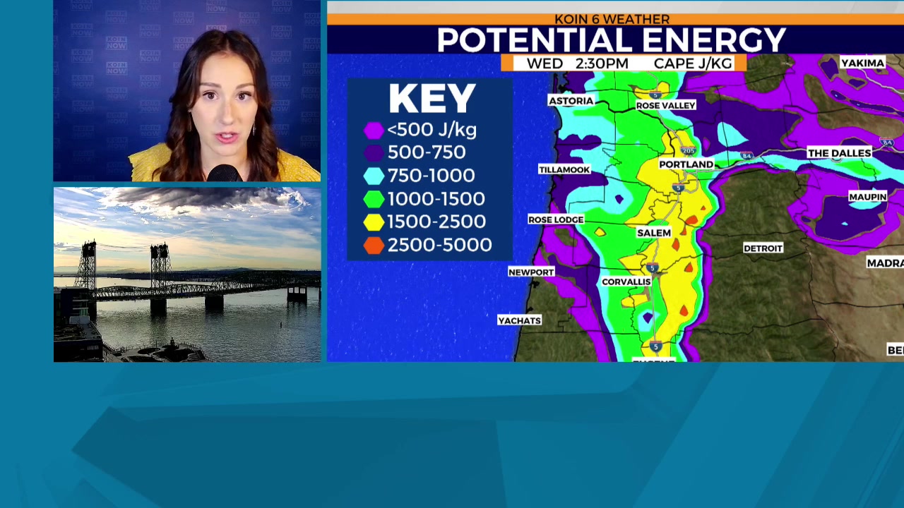 KOIN NOW: Severe weather threat comes to Portland Wednesday