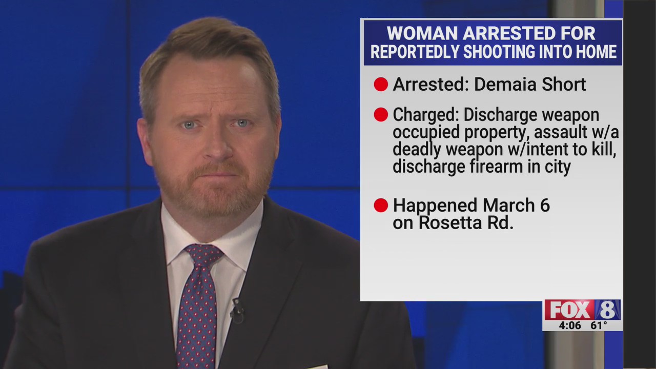 Woman charged with assault after shooting into Greensboro residence, warrants show